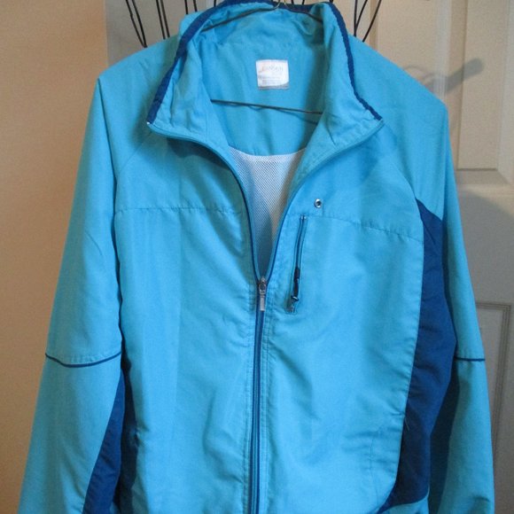 Danskin Now | Jackets & Coats | Danskin Now Turquoise Blue Zip Up Wind ...